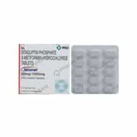 Buy Janumet 50mg/1000mg Tab 15`S Online at flat 15% off | PharmEasy